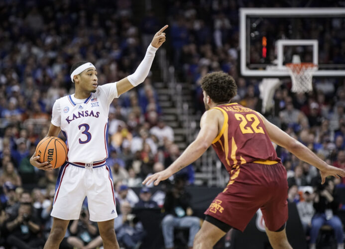 Dajuan Harris Jr. delivers lockdown defensive performance in KU’s ...